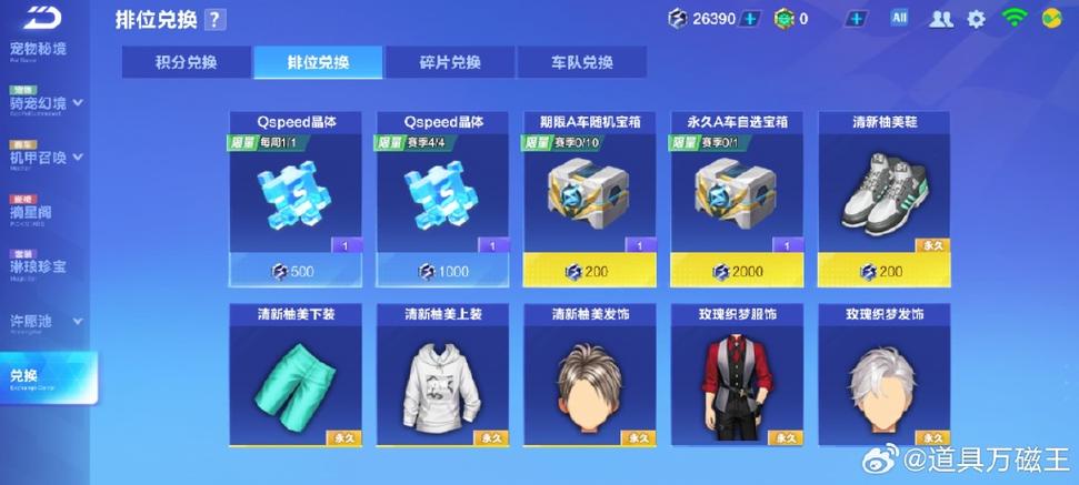 qq飞车时装碎片怎么用图标