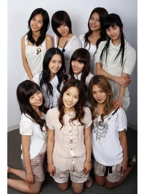 少女时代出道前照片图标