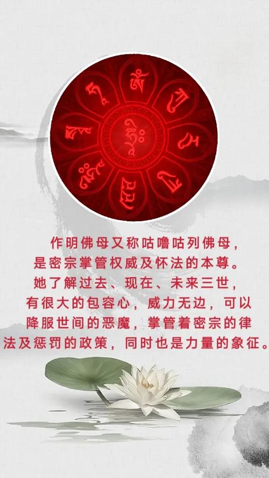 佛母心咒正确全文图标