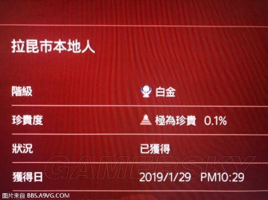 生化危机2重制版奖杯列表截图