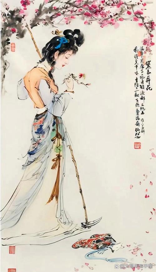 《春潮弄莺》作者:施黛图标