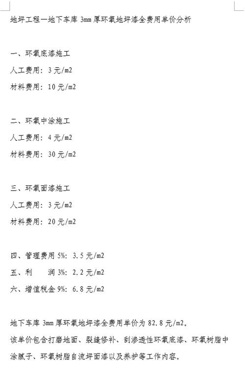 地下车库地坪漆每平米造价图标