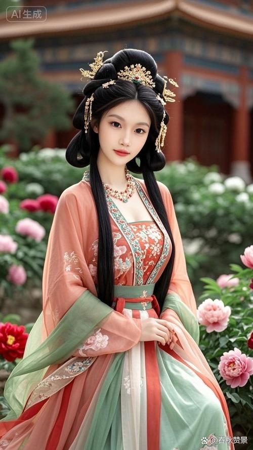 中国风汉服女款图片图标