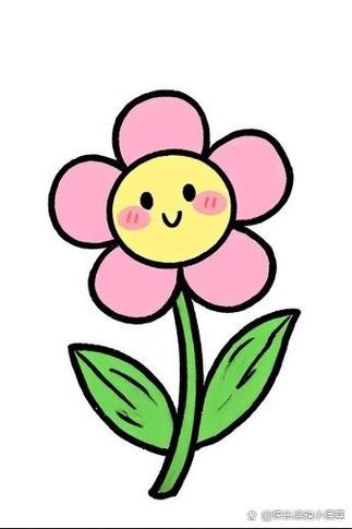 花朵漫画图标