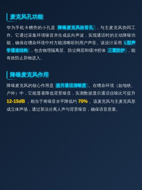 华为手机麦克风标志的作用