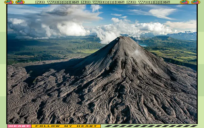 搜索火山图标