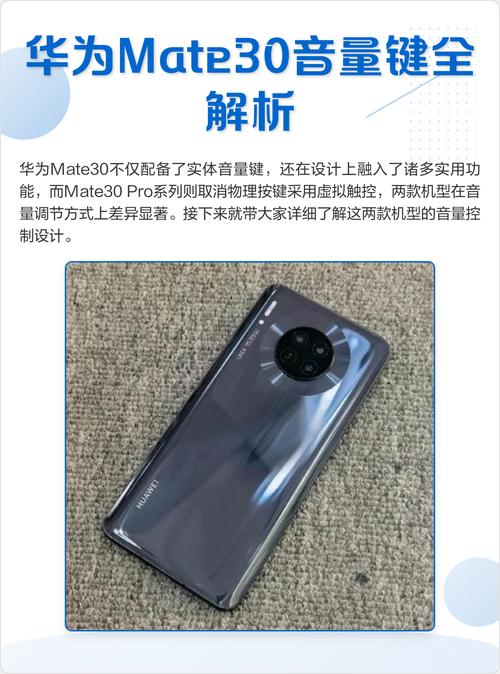 华为30音量键在哪里图标