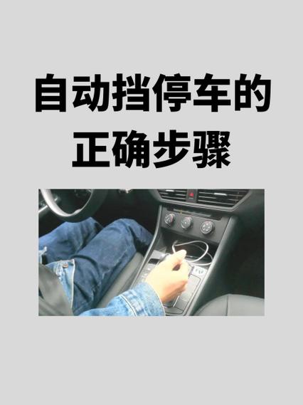 正确的自动挡停车步骤图标