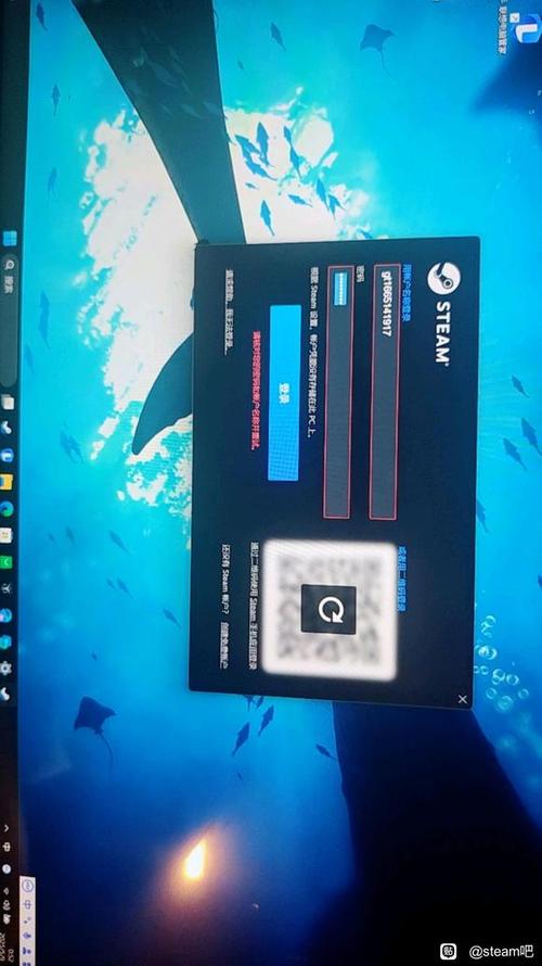 steam登录后没有界面截图