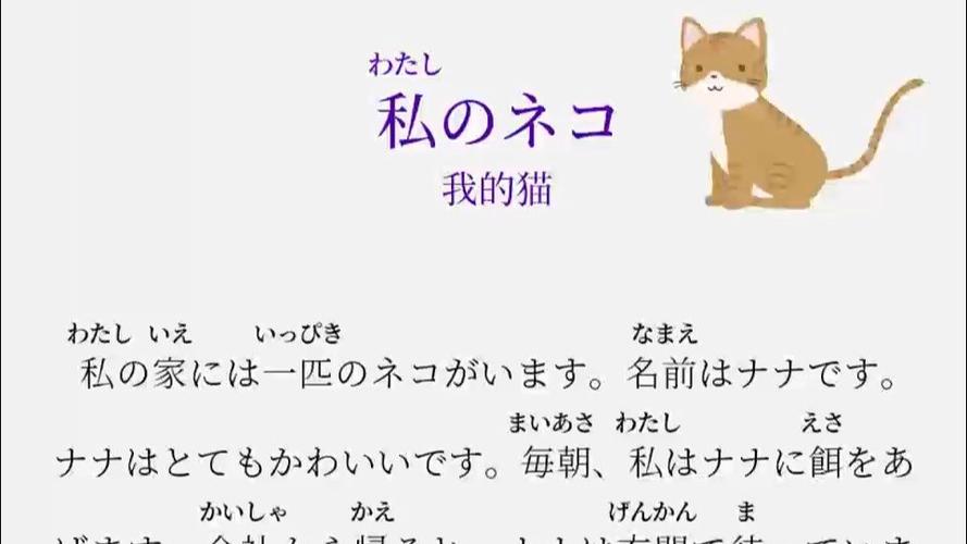 猫日文发音图标