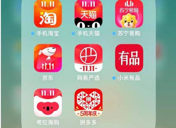 电商购物平台图标