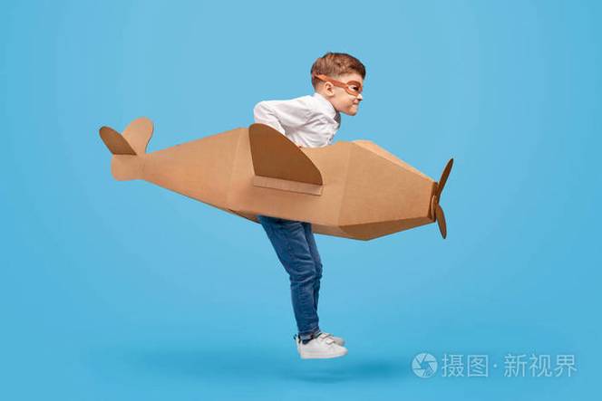 手工制作飞机 纸箱图标