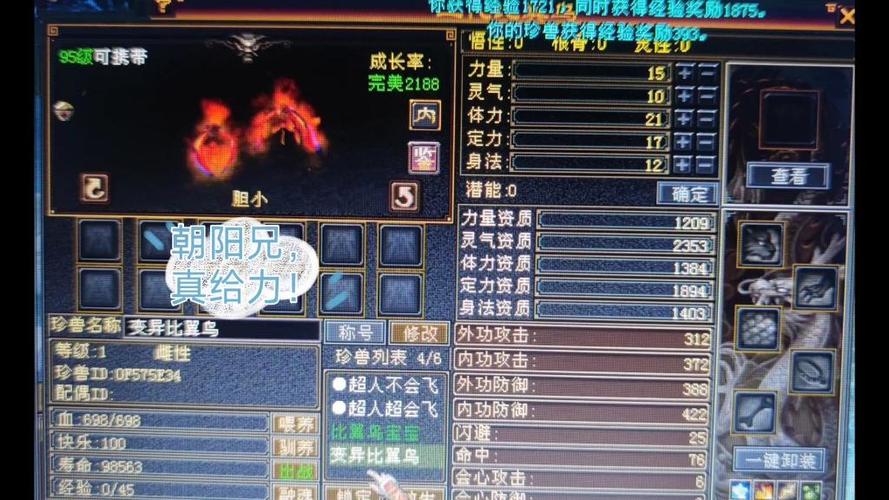 95体力宝宝套效果截图