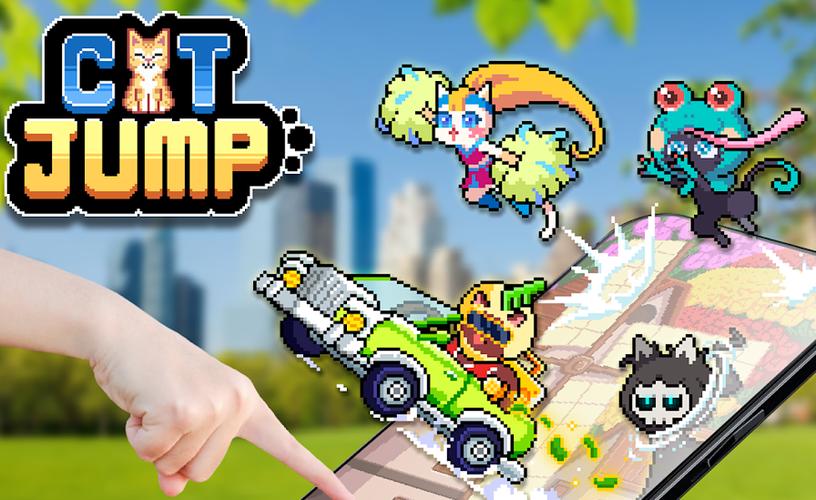 一只猫jump图标