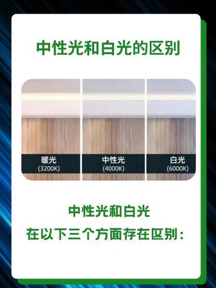 灯管中性光和白光的区别截图