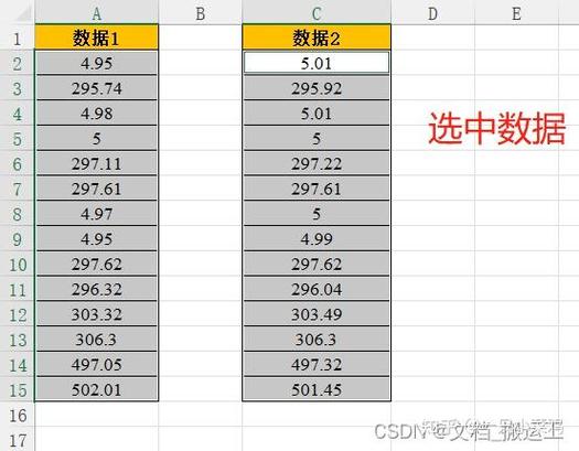 如何对比两列内容是否一致图标
