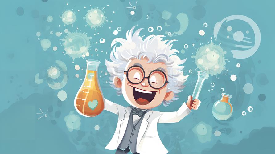 疯狂科学家动画片图标