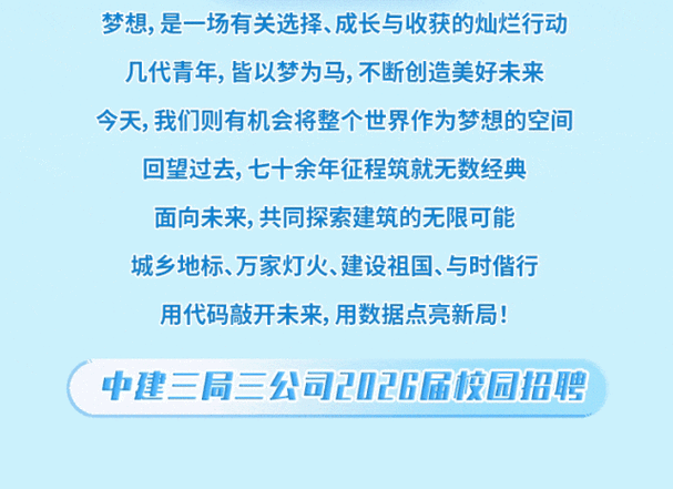 中建三局招聘官网