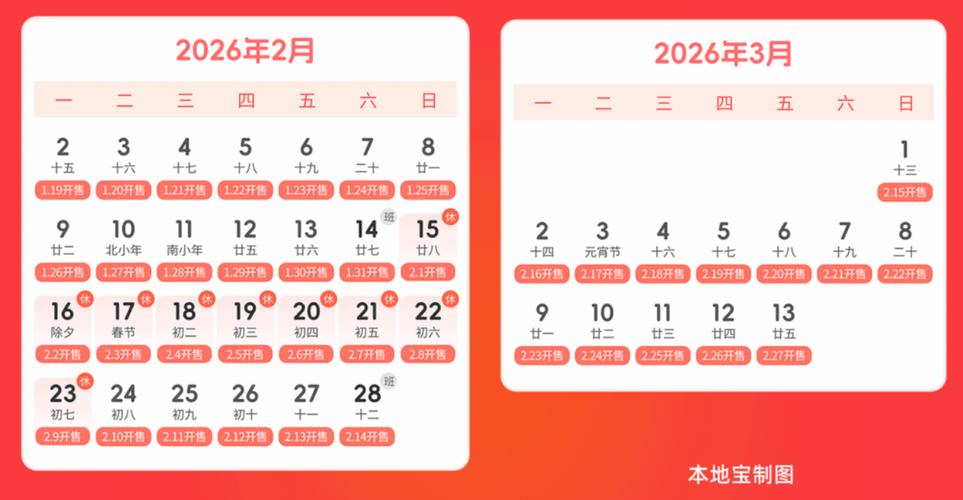 2026年春运抢票时间表图标