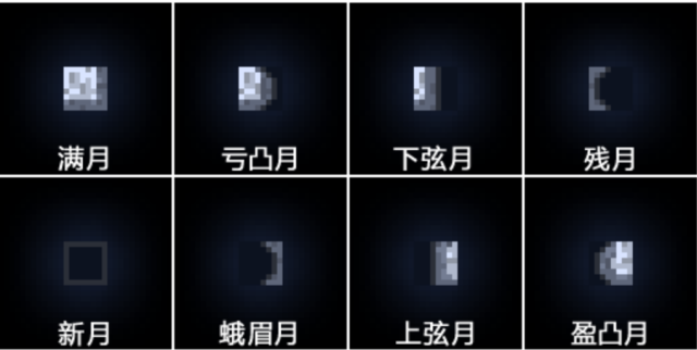 我的世界怎么调满月模式图标