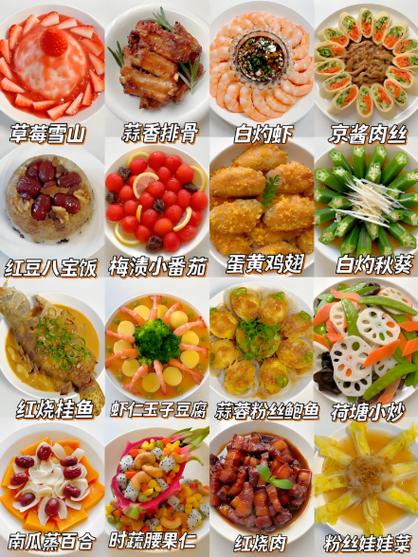 春节员工餐菜谱大全图标