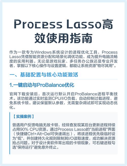 process lasso有用吗