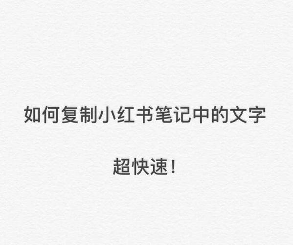 怎么把小红书的文字复制下来截图