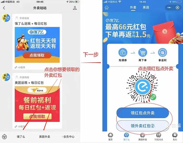 饿了吗每日红包怎么领图标