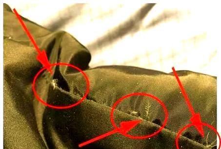 羽绒服粘上胶布上的胶