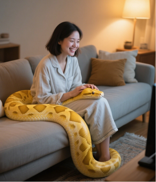 黄金蟒缠人睡觉的原因截图