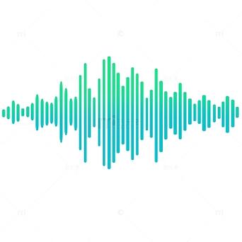 随音乐跳动的线条图标