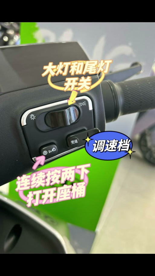 绿源电动车所有按键图解图标