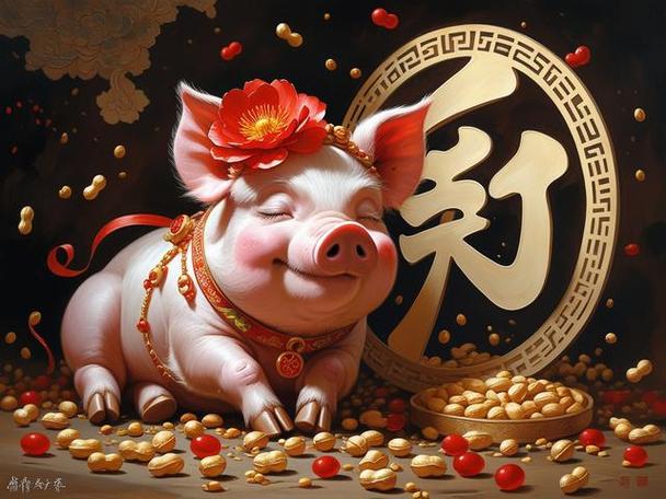 富贵猪什么意思图标
