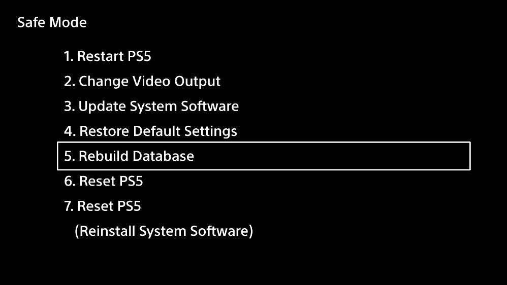 PS5一直卡在请稍等图标