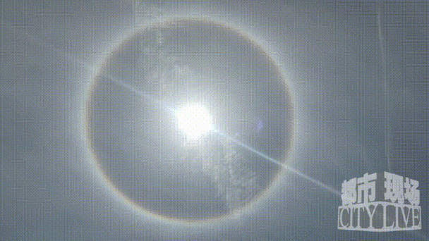 相机拍太阳光圈