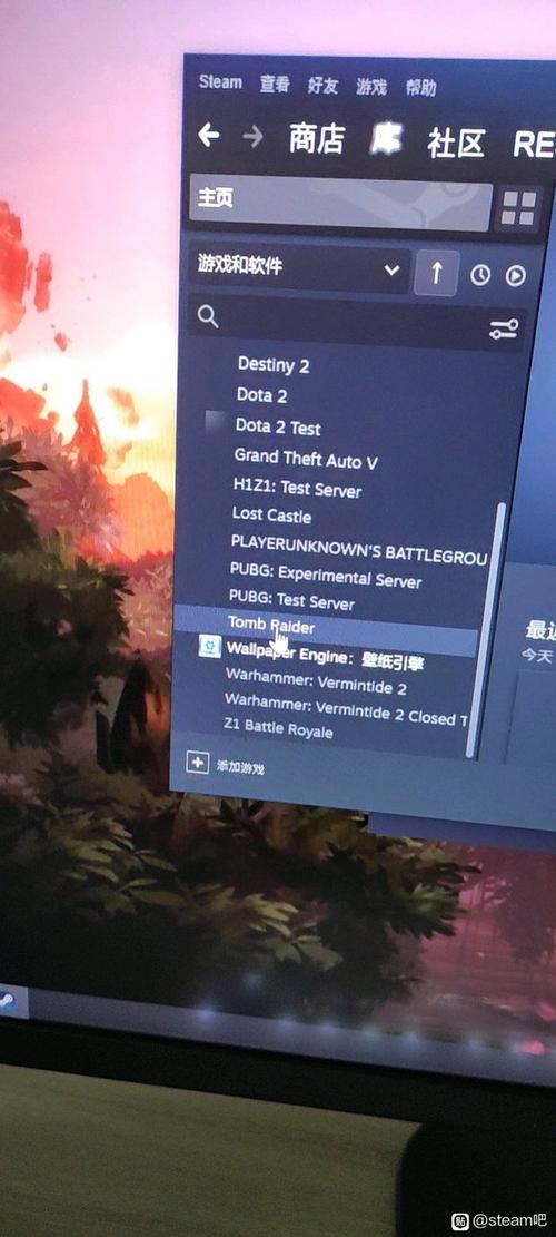 Steam重装系统后游戏图标