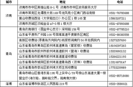 山东etc服务热线电话截图