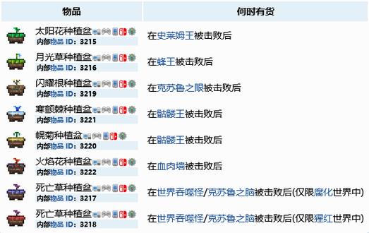 泰拉瑞亚种植盆如何采集图标