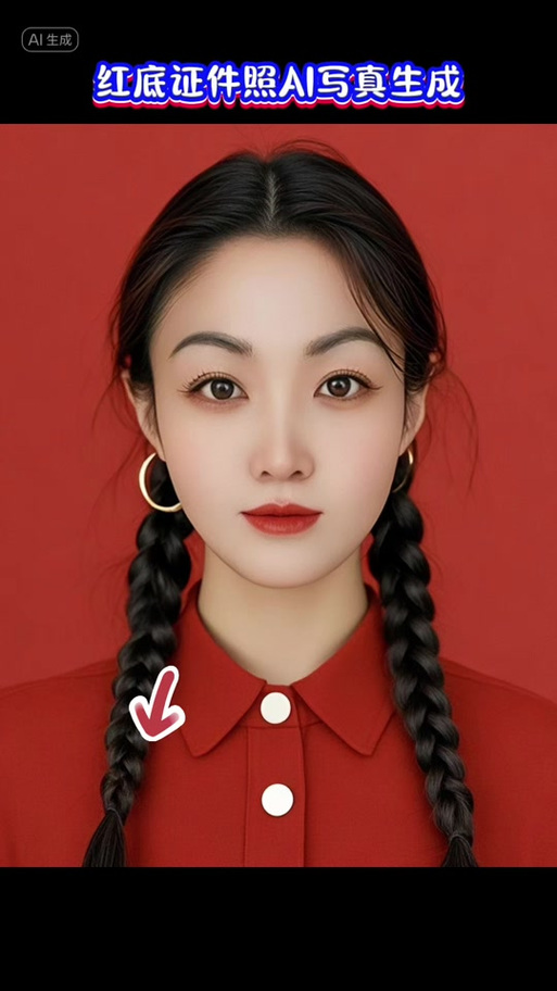 手机怎么拍红底照片图标