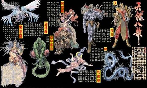 天龙八部对应哪八个人图标