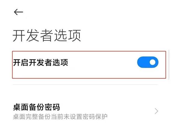 小米开发者选项不见了
