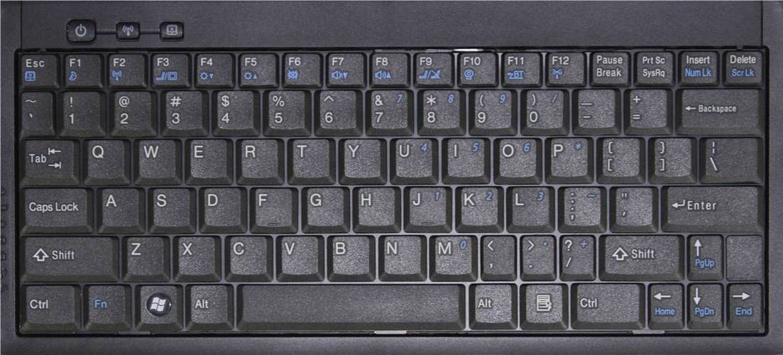 笔记本小键盘的5键截图