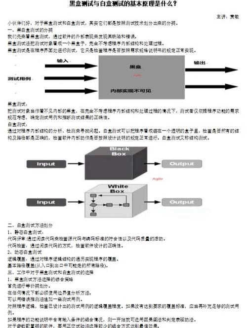 黑和白盒属于什么测试