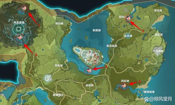 原神哪里有花鳉图标