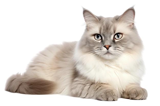 猫趴着的6种姿势图标