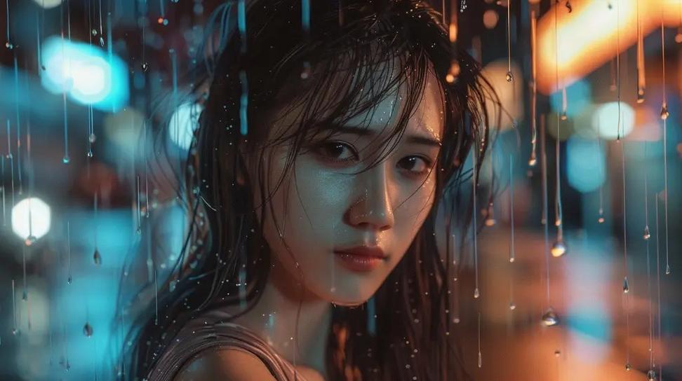 下雨天被雨淋湿的图片真实图标