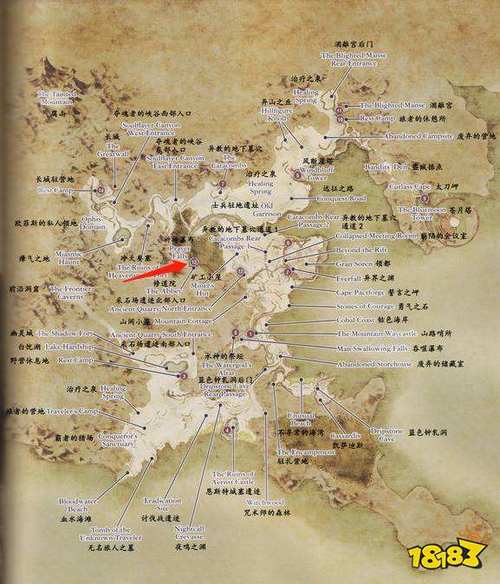 龙之信条全地图中文标注