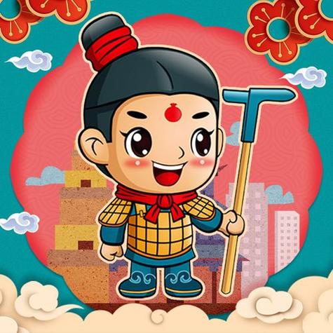 萌版兵马俑图标