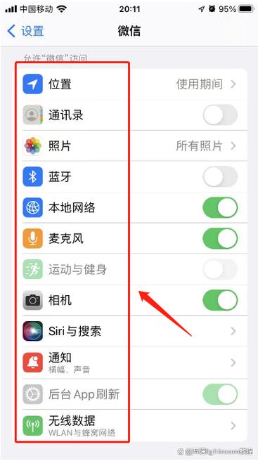 苹果手机本地网络权限怎么开截图