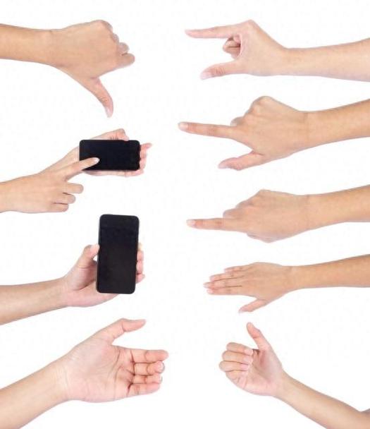 iphone触控手势图标